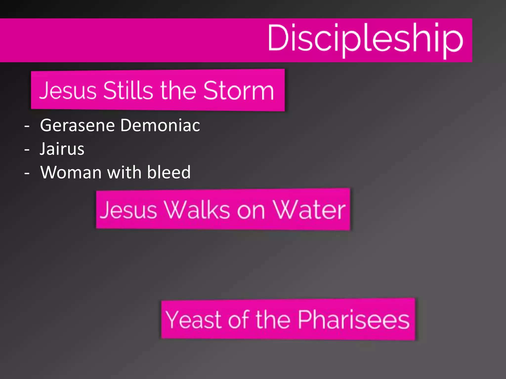 An Outline to the Gospel of Mark | PPTX