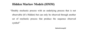 Hidden Markov Models | PPTX