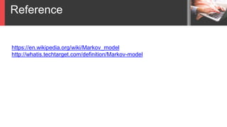 Markov Model chains | PPTX