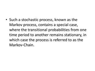Markov chain-model | PPTX