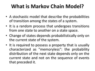 Markov chain-model | PPTX