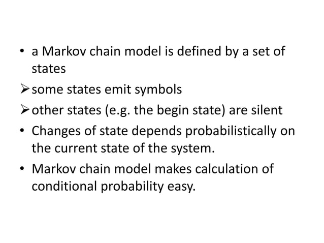 Markov chain-model | PPTX