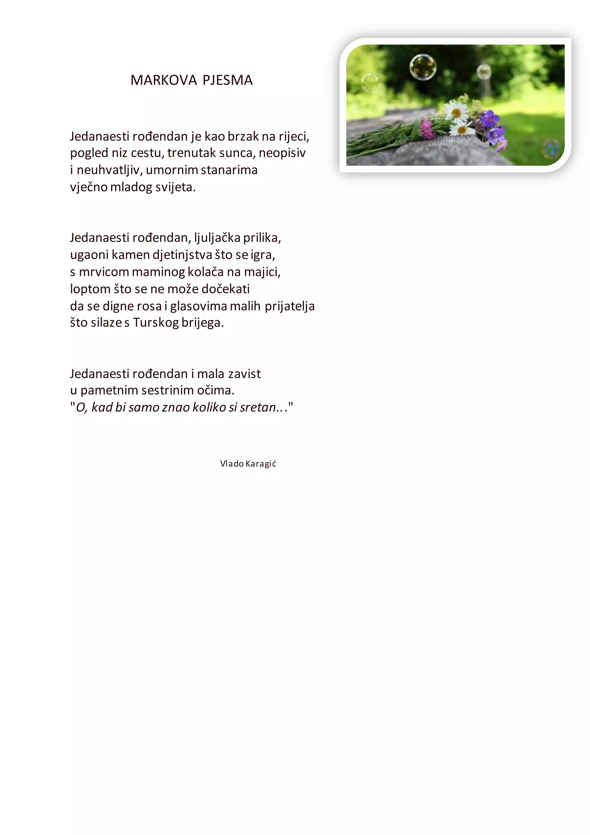 Markova pjesma | DOCX