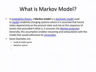 Markov chain | PPTX