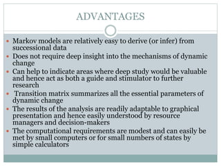 Markov chain analysis | PPTX
