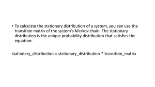 Markov Chain & Matrix Geometric Analysis.pptx