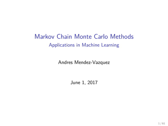 Markov chain monte_carlo_methods_for_machine_learning | PDF