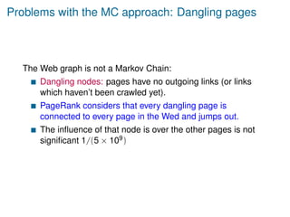 Markov chains and page rankGraphs.pdf | Search | Internet