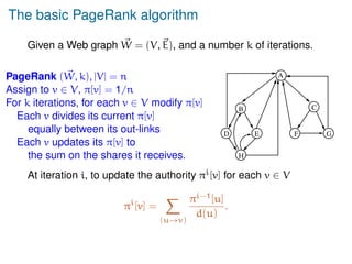 Markov chains and page rankGraphs.pdf | Search | Internet