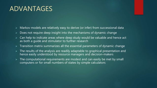 Markov Chain and its Analysis | PPTX