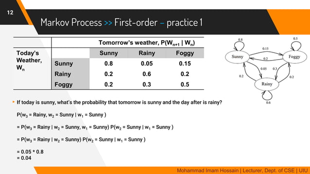 AI 11 | Markov Model | PDF | Physics | Science