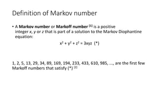 Markov number | PDF