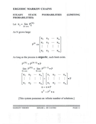 Markov theory | PDF