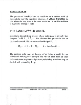 Markov theory | PDF