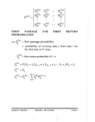 Markov theory | PDF