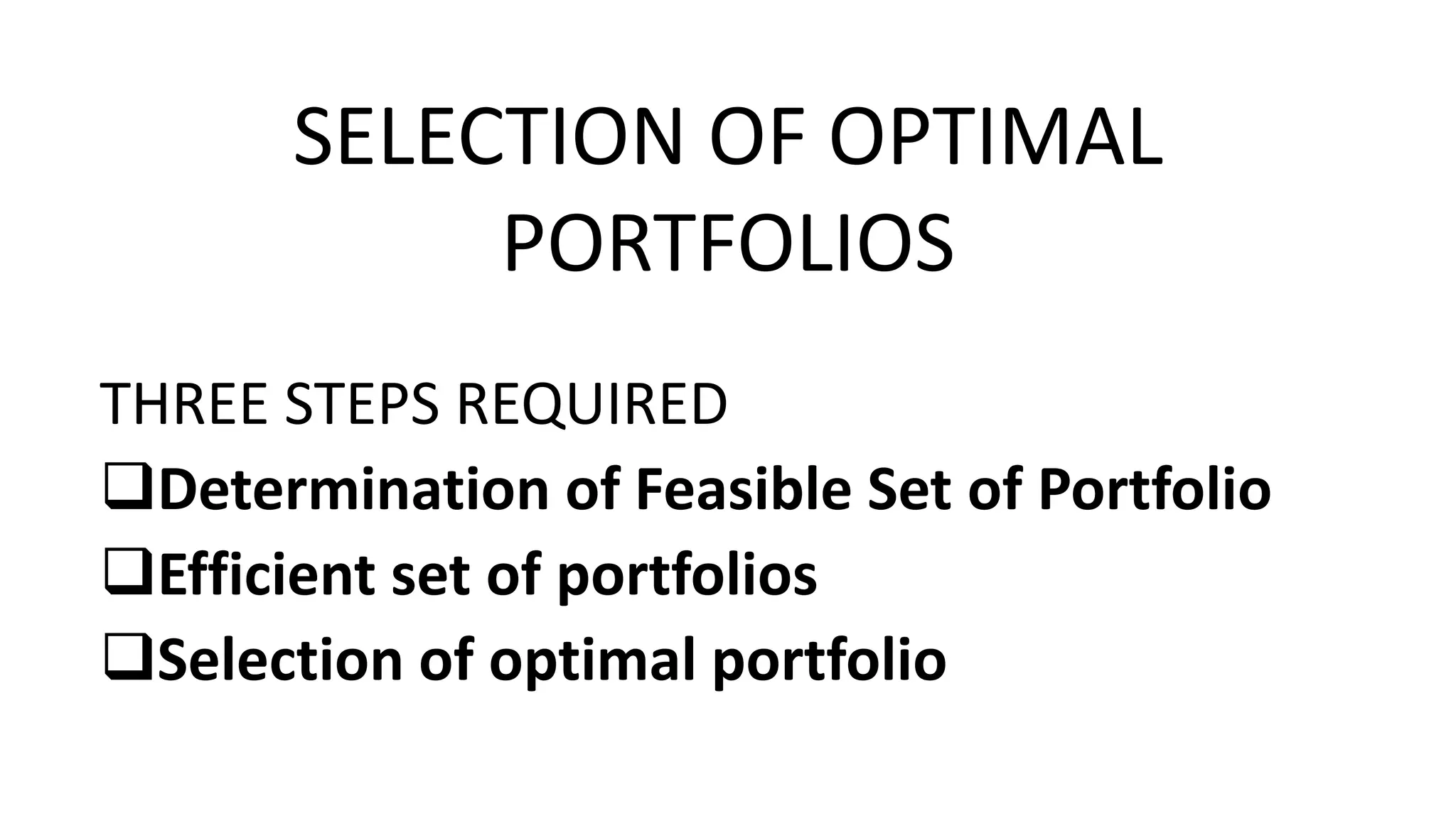 MARKOWITZ PORTFOLIO THEORY (MPT).pptx