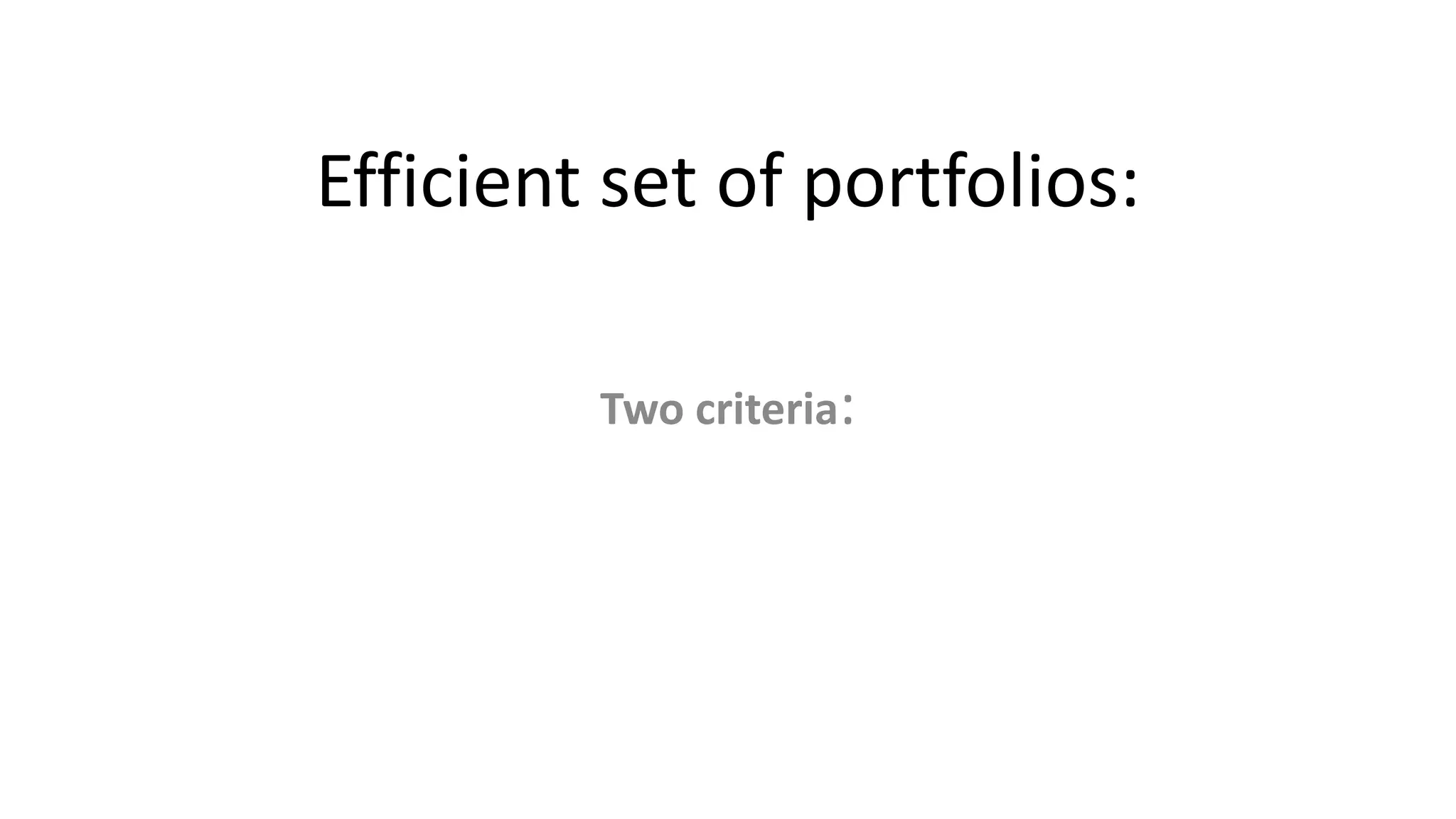 MARKOWITZ PORTFOLIO THEORY (MPT).pptx
