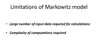 MARKOWITZ PORTFOLIO THEORY (MPT).pptx