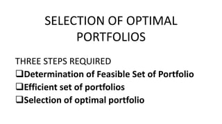 MARKOWITZ PORTFOLIO THEORY (MPT).pptx