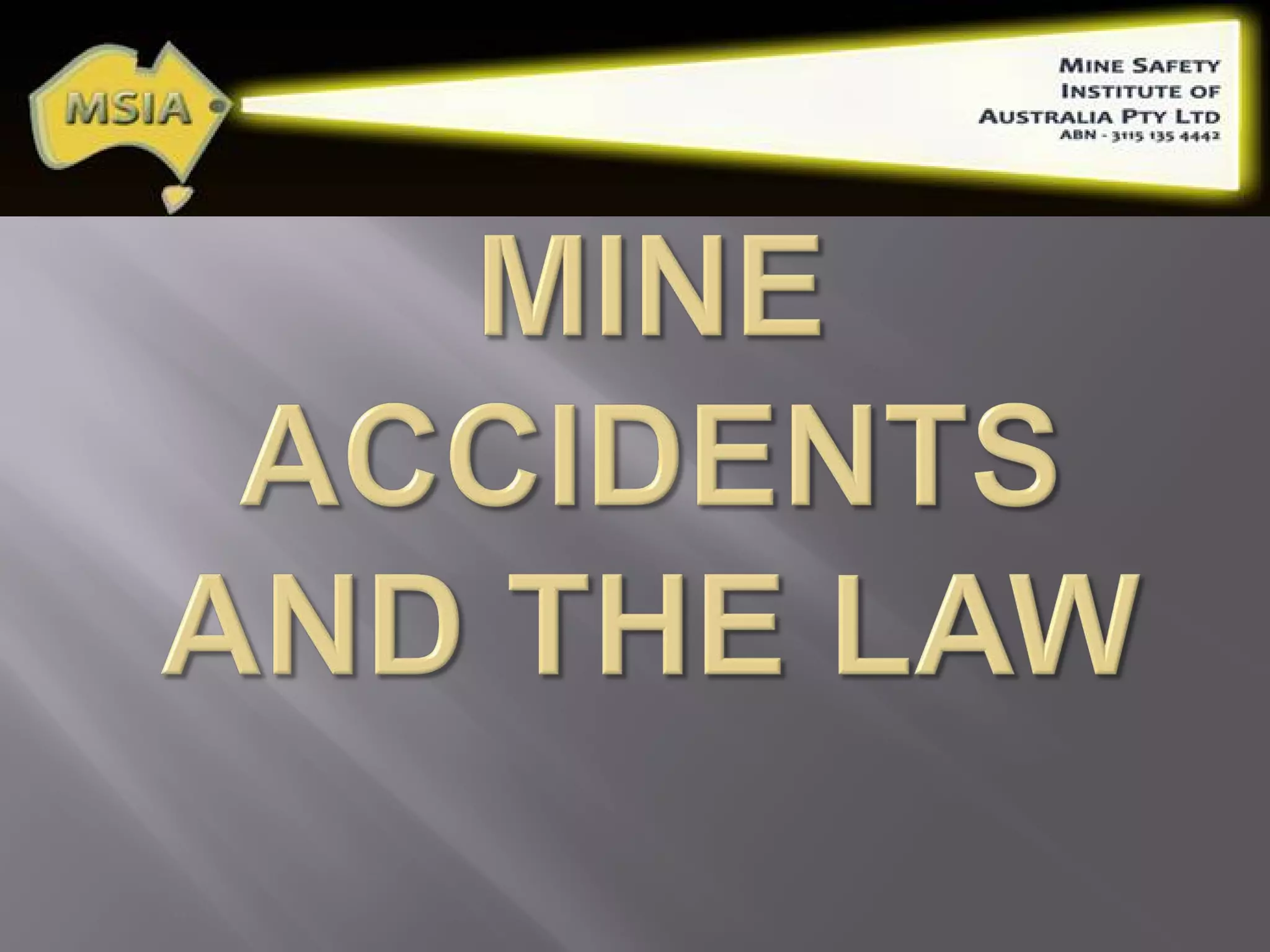 Mark Parcell - History of mining legislation nsw | PDF