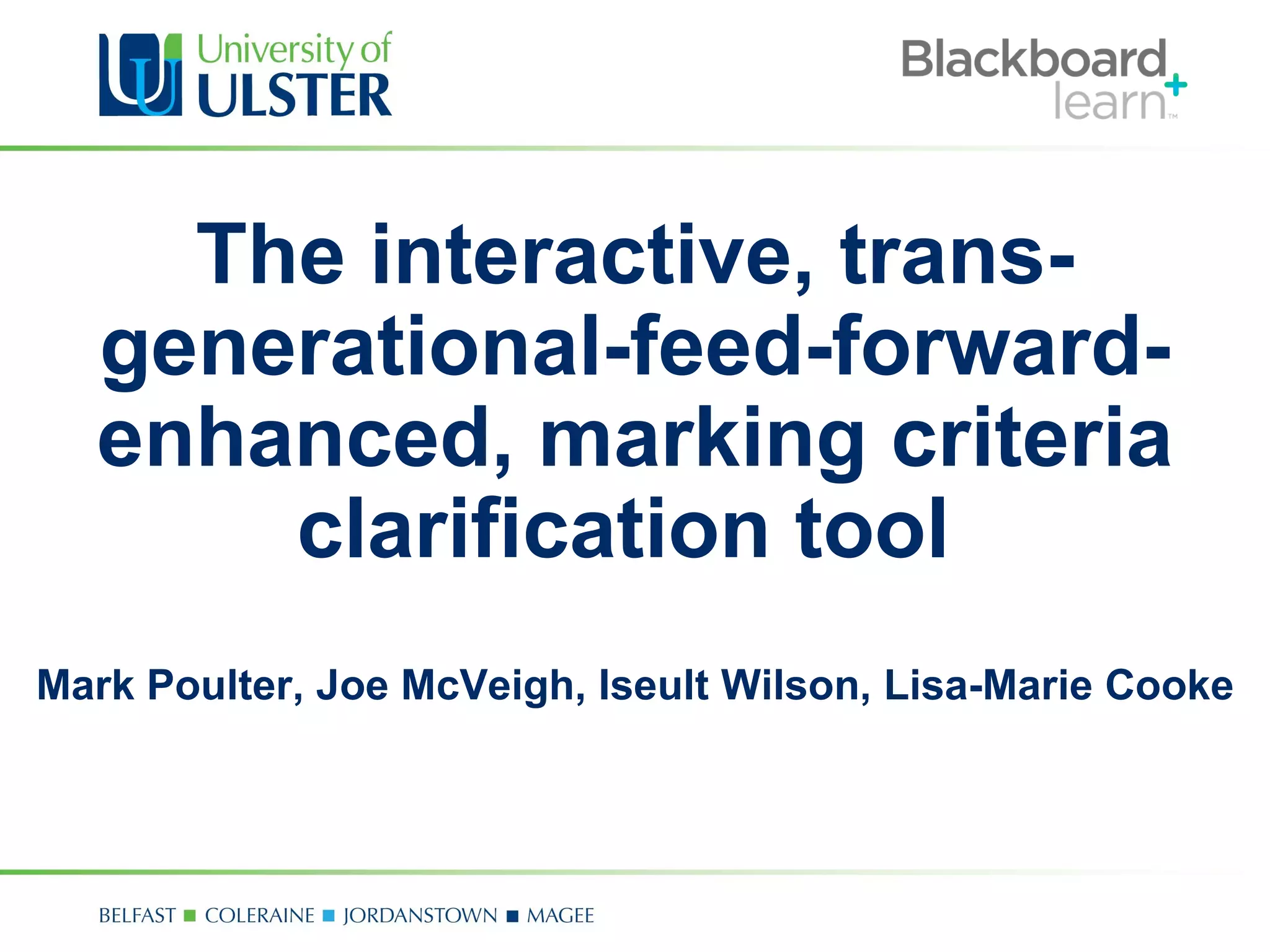 Mark poulter et al | PPT