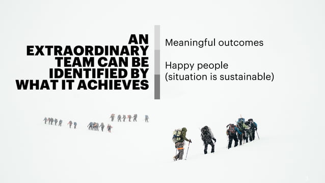 Fostering an Extraordinary Team (ignite presentation) | PPT