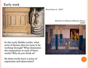 Mark Rothko And Barnett Newman | PPT | Painting | Arts and Crafts