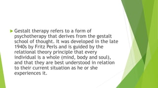 Gestalt Psychology Report | PPTX