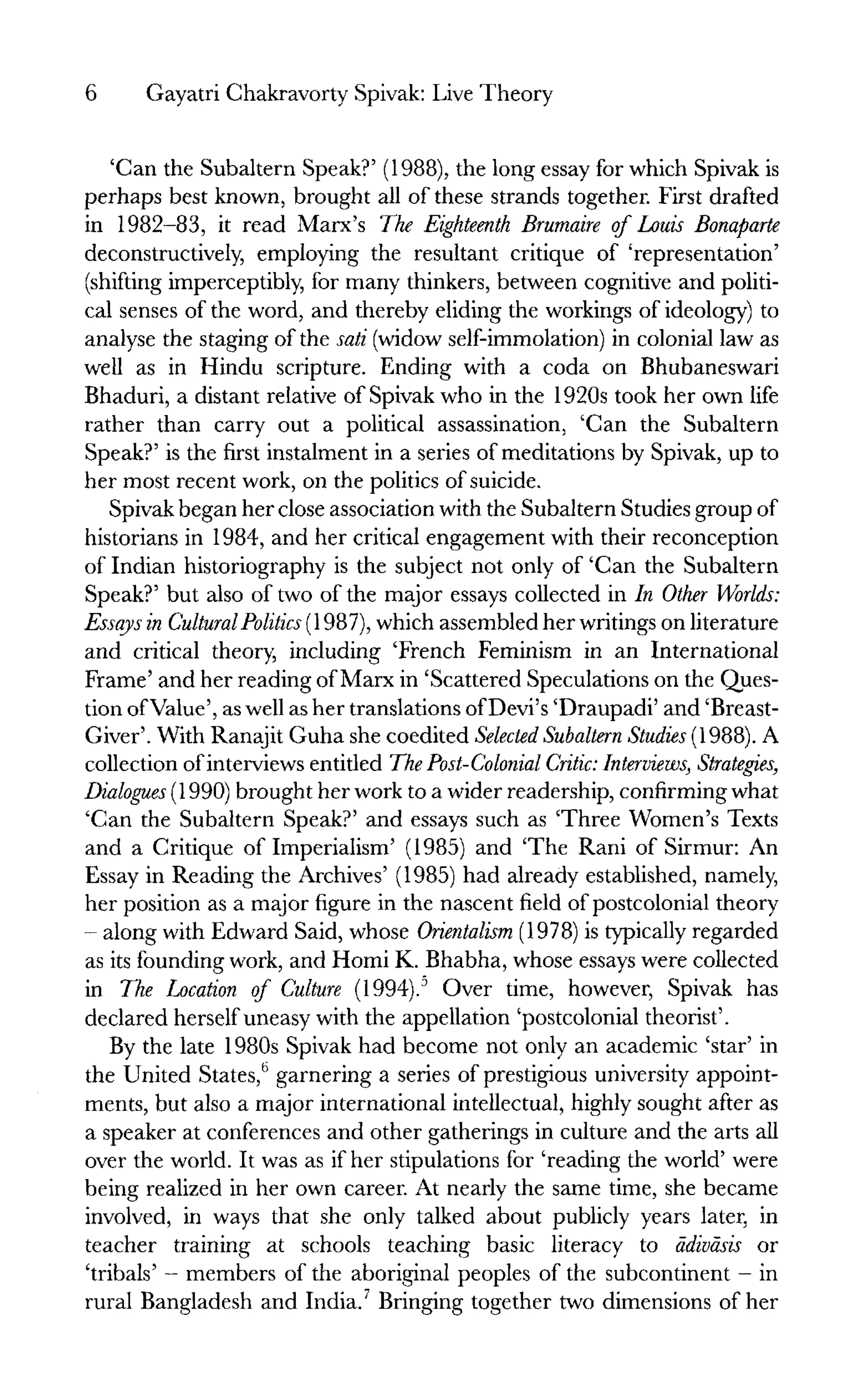 Mark Sanders - Gayatri Chakravorty Spivak_ Live Theory-Continuum (2006).pdf