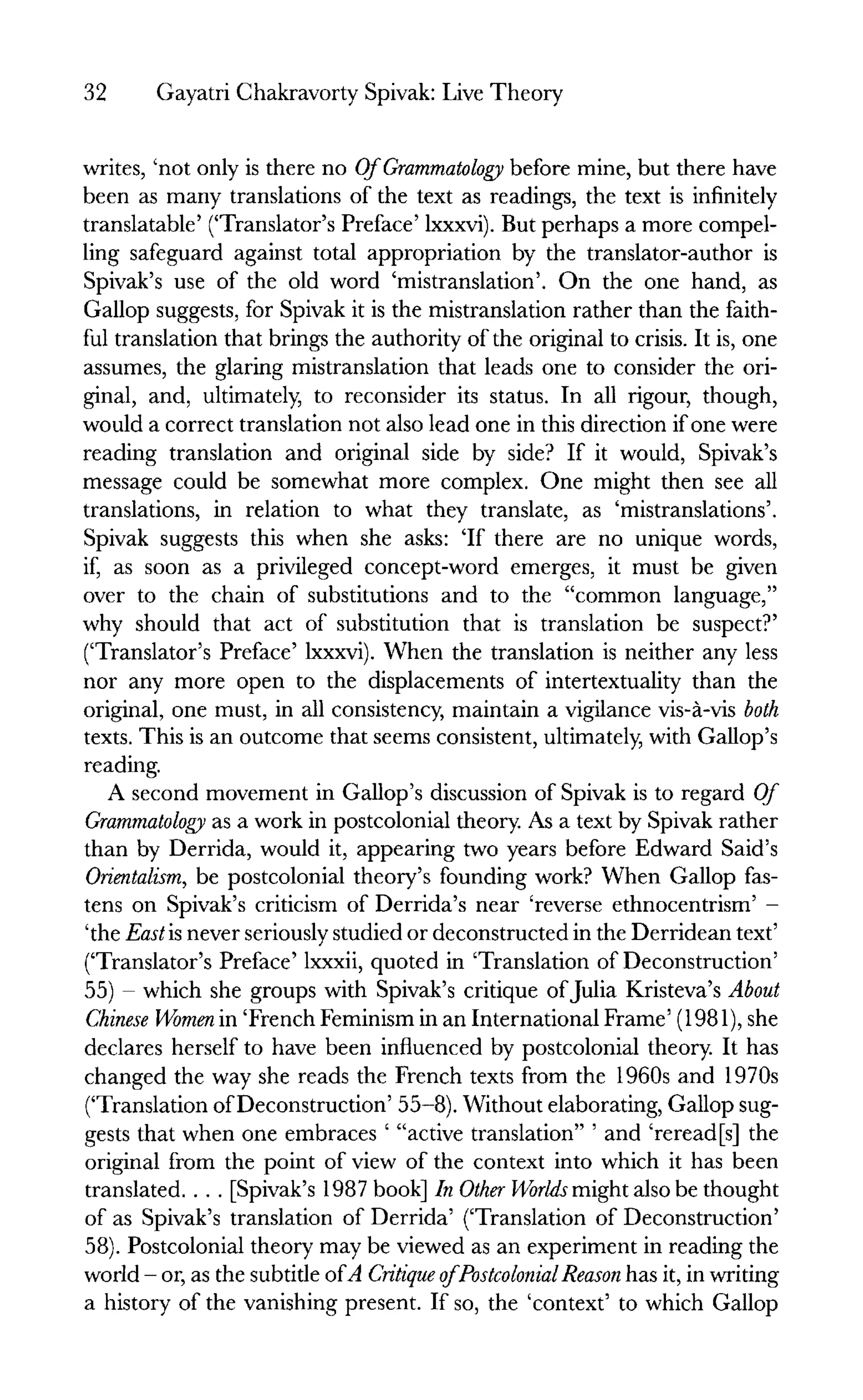 Mark Sanders - Gayatri Chakravorty Spivak_ Live Theory-Continuum (2006).pdf