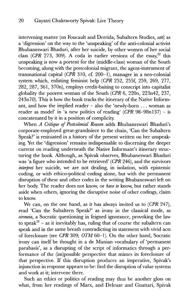 Mark Sanders - Gayatri Chakravorty Spivak_ Live Theory-Continuum (2006).pdf