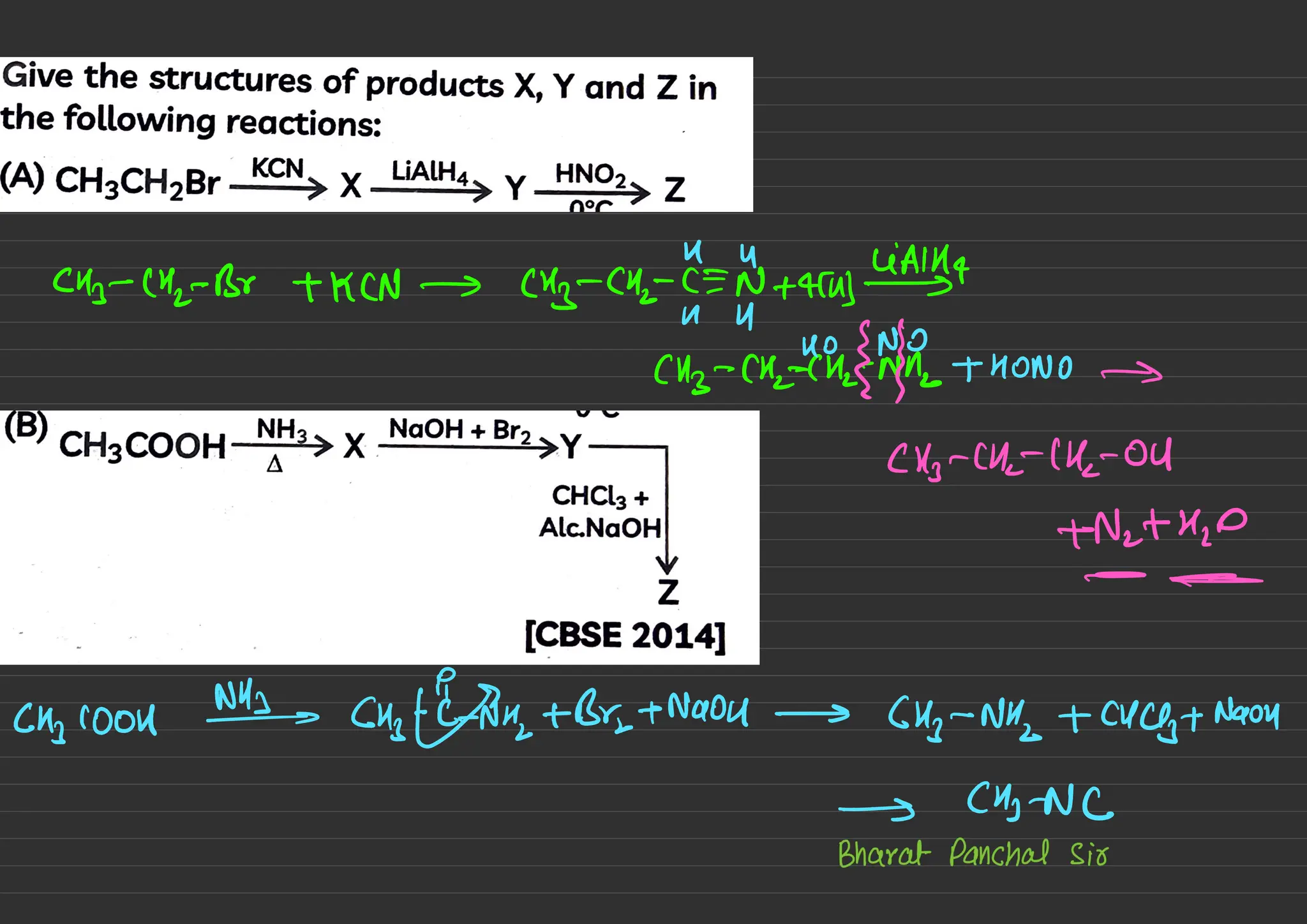 Marks Booster Of Amines.pdf for class 12th | PDF