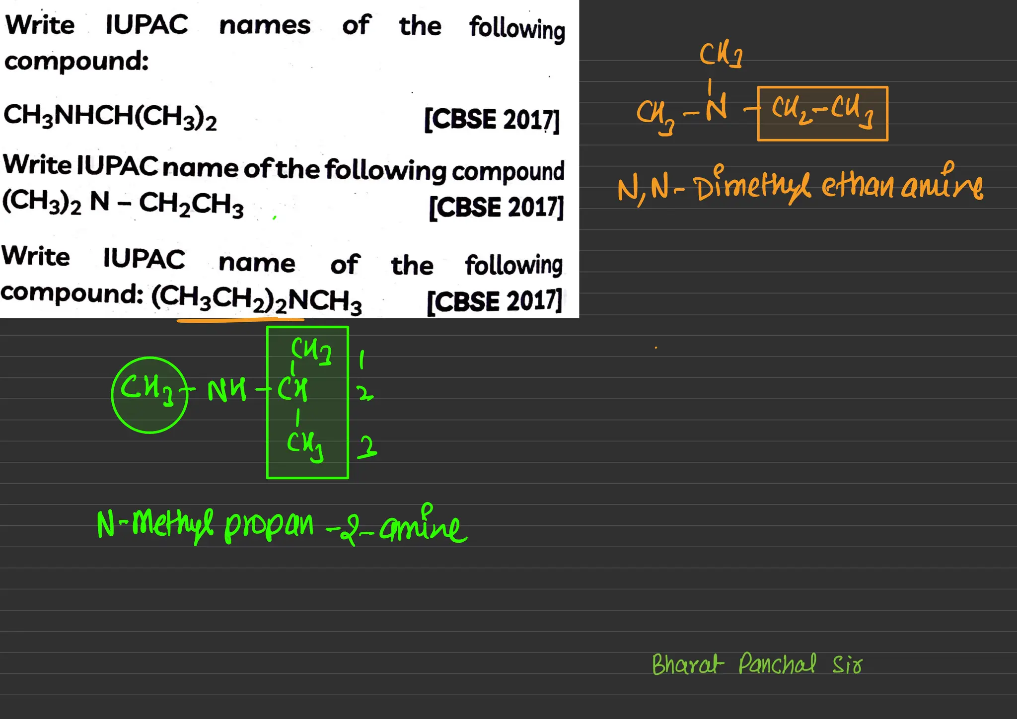 Marks Booster Of Amines.pdf for class 12th | PDF