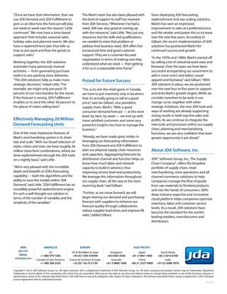 Mark’s Leverages the Power of Consumer Demand Forecasting and Advanced ...