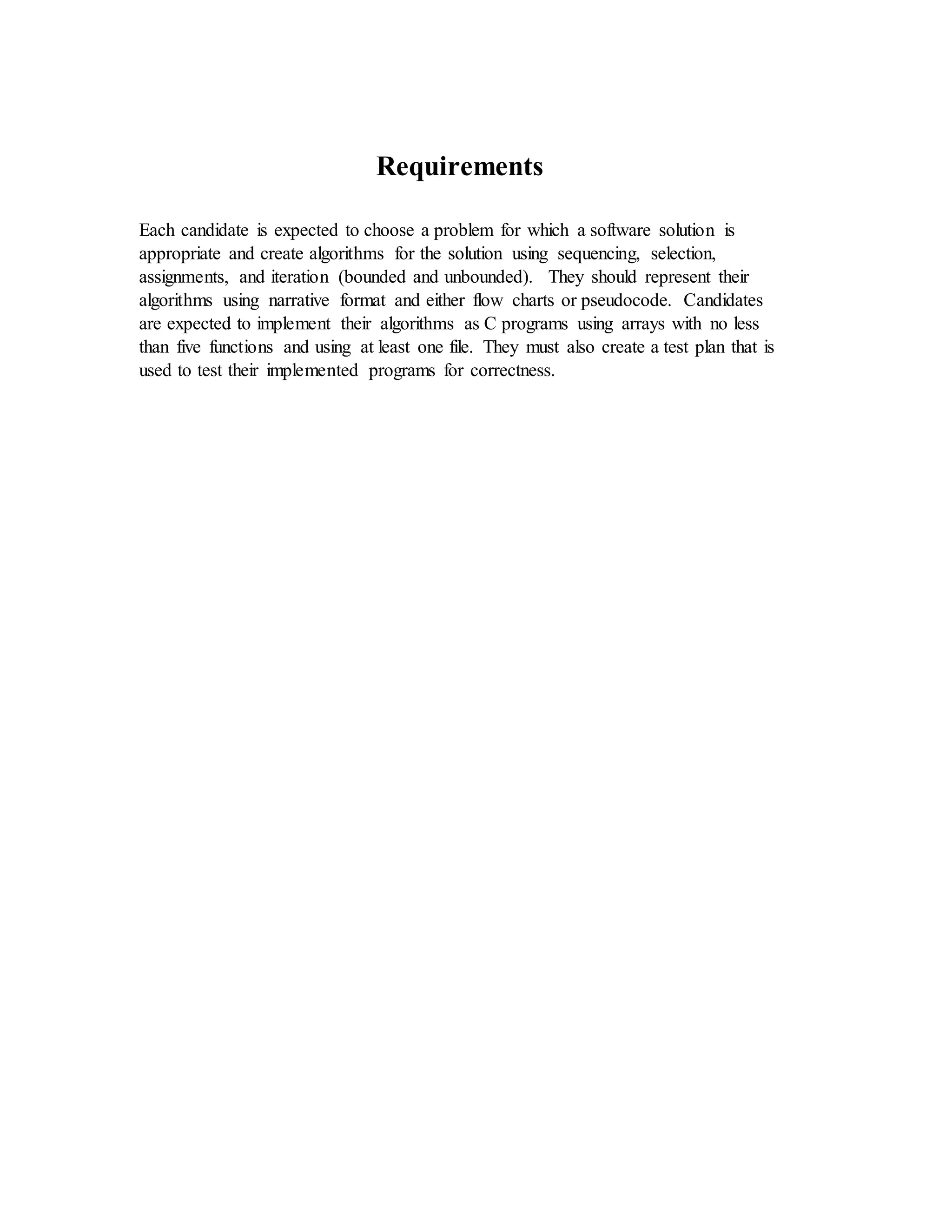 computer science CAPE Mark scheme | DOCX