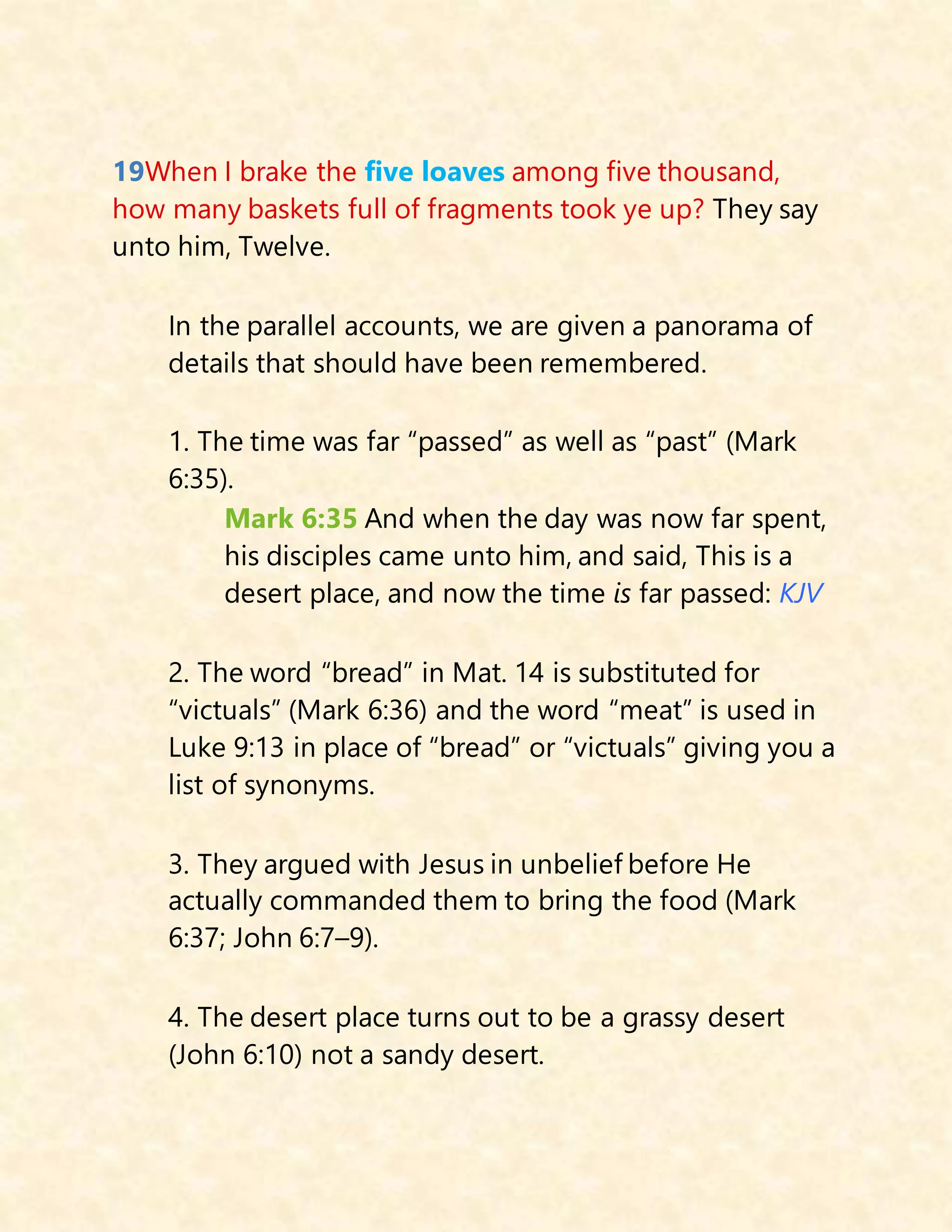 Marks Formula for Discernment | PDF