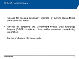 Suspect Counterfeit, Non-Conforming and High Risk Electronic Components ...