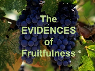Marks of fruitfulness | PPTX