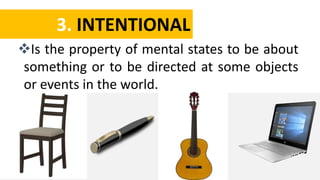 SHS Philosophy Marks of mental | PPTX