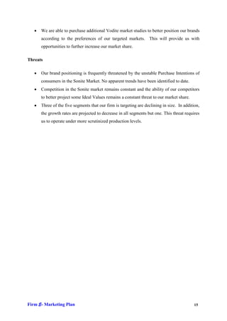 Markstrat Simulation Game | PDF