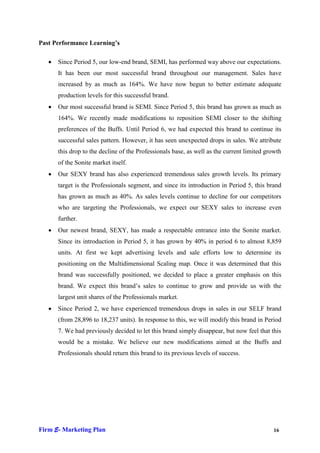 Markstrat Simulation Game | PDF