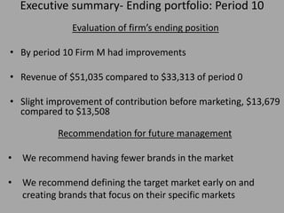 Mark strat simulation( firm presentation) | PPTX
