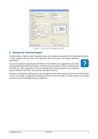 Markstrat web participant-handbook-chap 1 a 3 | PDF