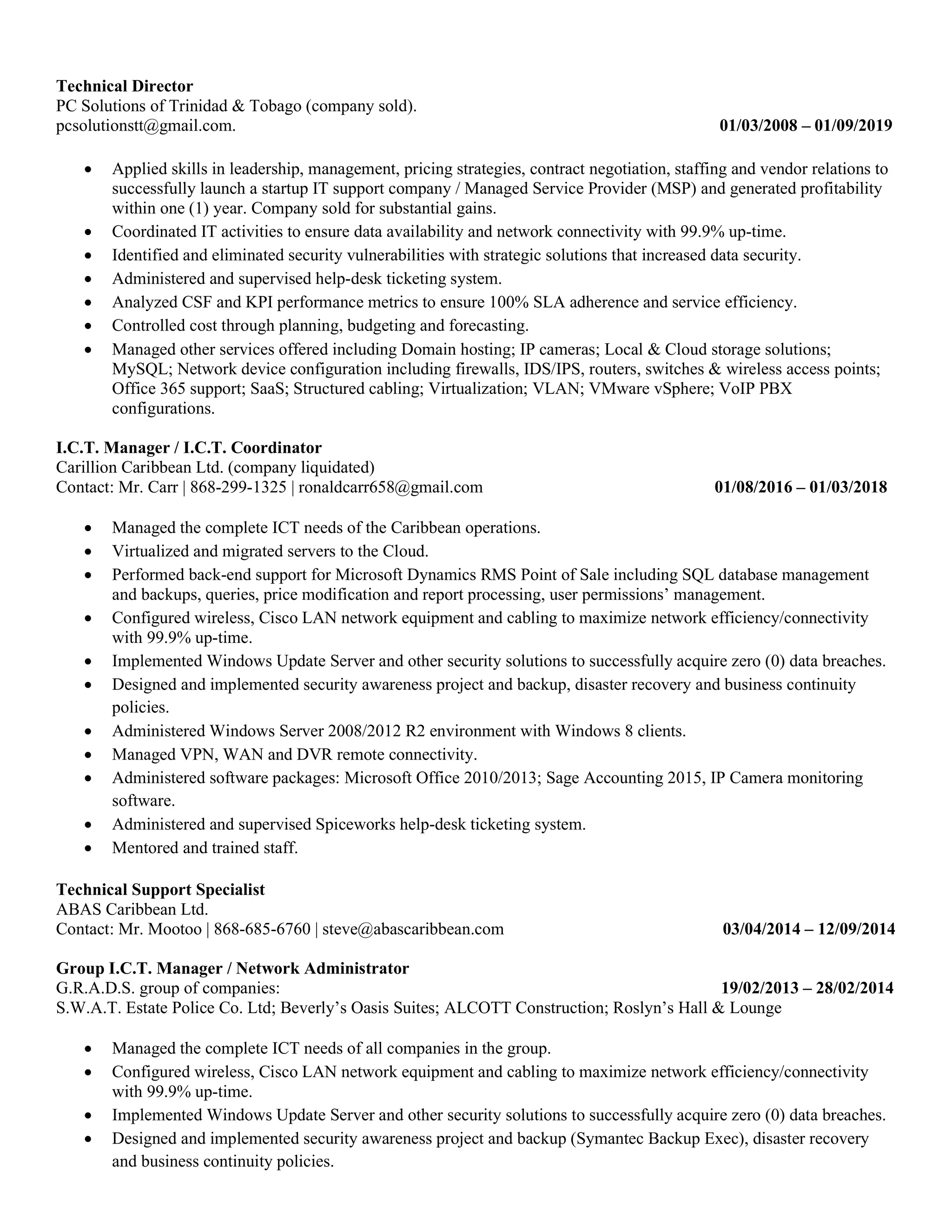 Mark Sudan ATS Resume / Curriculum Vitae | PDF