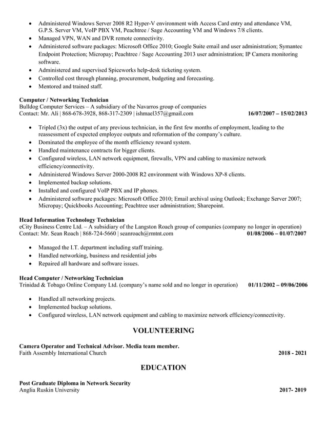 Mark Sudan ATS Resume / Curriculum Vitae | PDF