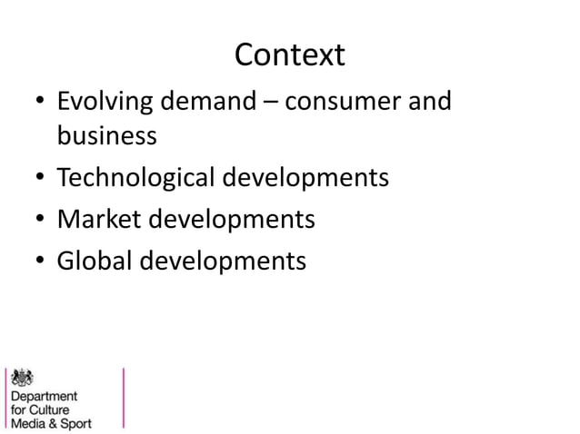 Mark Swarbrick - DCMS inca presentation | PPT