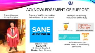 Dr Mark Tayar - Storytelling and Mental Health | PPTX