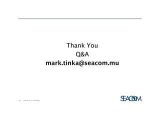 100Gbps Core Network Deployment in an African Network - Mark Tinka ...