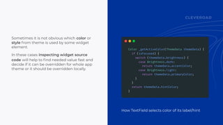 Theme and style in Flutter | PPT