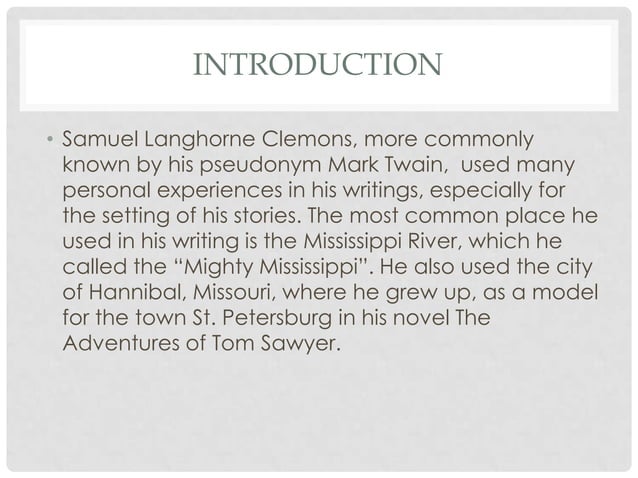Mark twain | PPT
